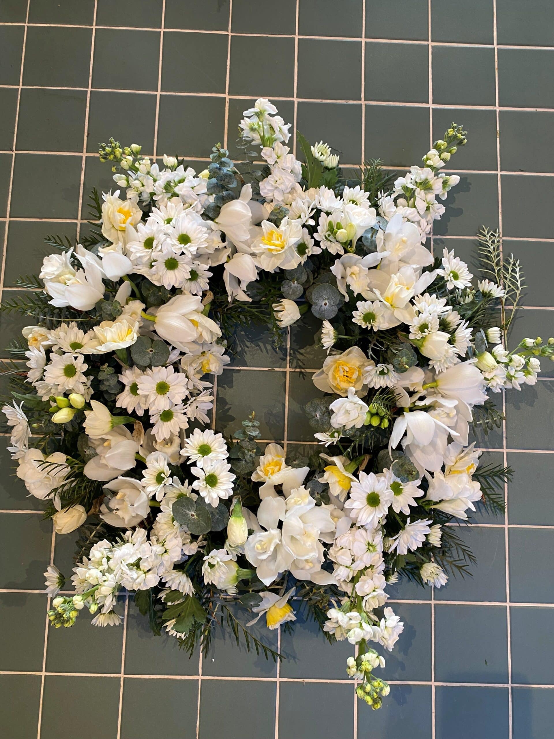 Fresh Floral Wreath - Samantha Rose Flowers | Ashburton Florist NZ